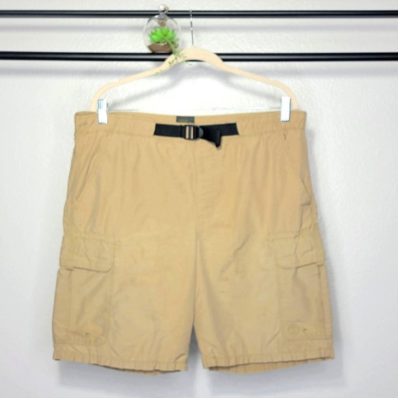 Timberland | Shorts | Host Pick Timberland Tan Hiking Cargo Shorts W ...
